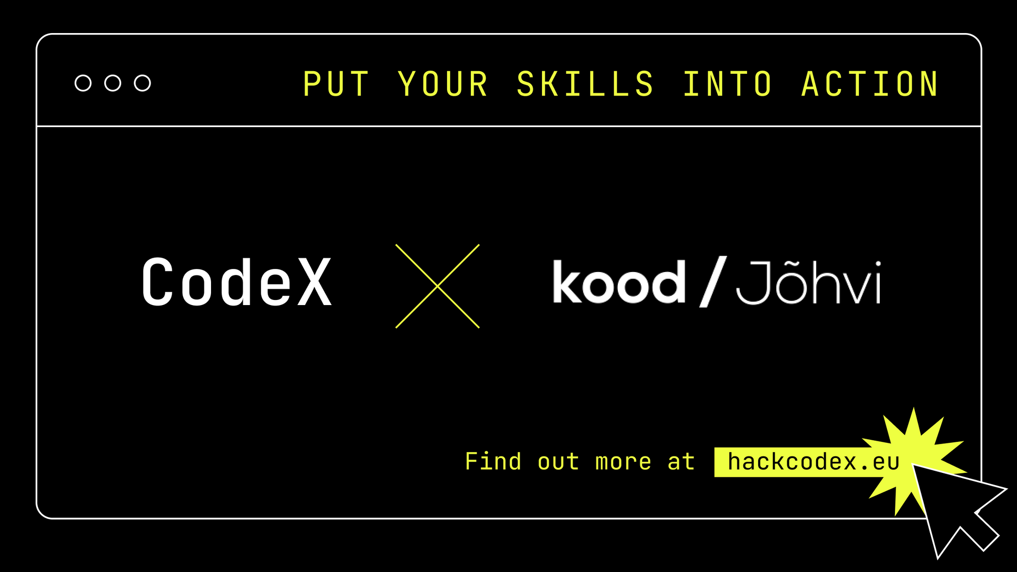 CodeX and kood/Jõhvi invites developers to Riga! - kood / Jõhvi