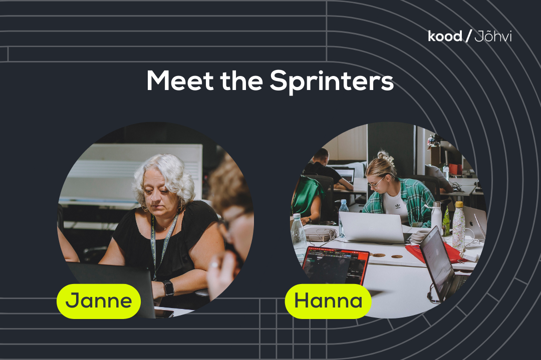 Join Janne and Hanna on their way into tech with kood/Jõhvi - kood / Jõhvi
